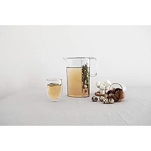 Bodum Ceylon Ice Tea jug with Filter, 3.0 l, 101 oz, 3 Litre, Clear