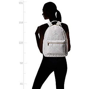 Herschel Nova Backpack, Light Gray Crosshatch, Mid-Volume 18.0L
