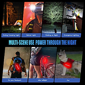 2025 New 6 LED 10000 Lumen Super Bright Bike Lights for Night Riding,360°Rotatable Bike Headlight,Bicycle Light-10 Modes,Runtime 36+ hrs,Upgrade Waterproof USB Rechargeable Bike Light,with Taillight