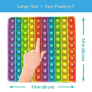 YUKIDS Math Pop It Toy for Learning & Anxiety Relief