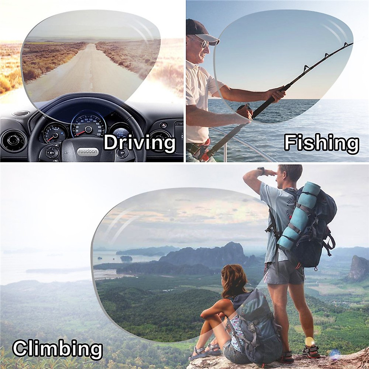 Lekesn Polarized Sunglasses for Men TR90 Unbreakable Mens Sunglasses Driving Sun Glasses For Men/Women