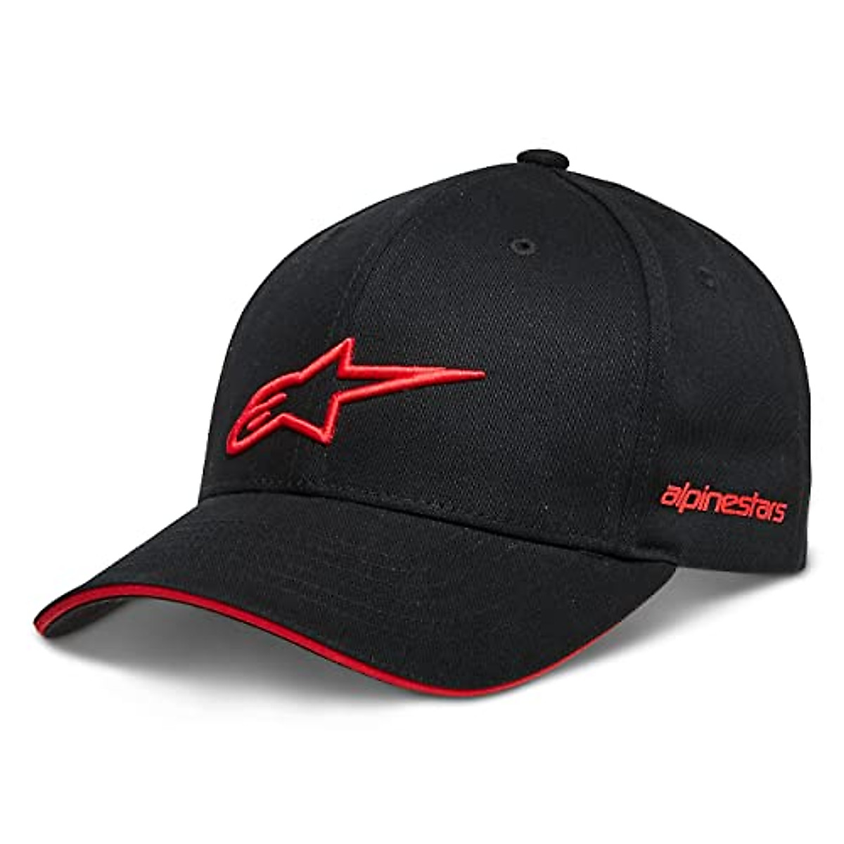 Alpinestars Standard Rostrum Hat, Black/Red
