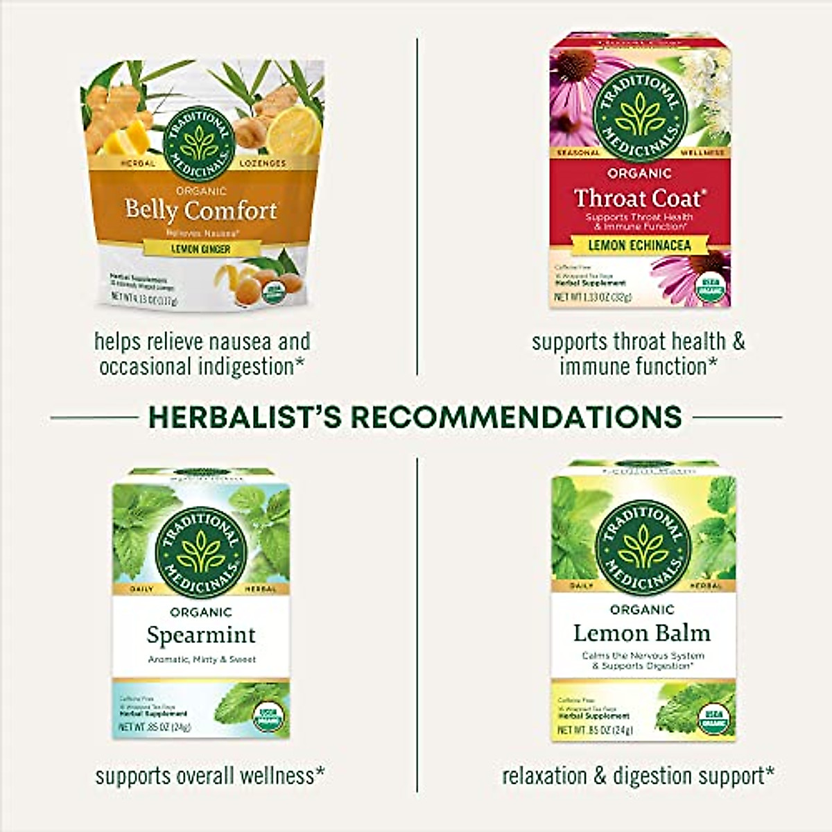 Traditional Medicinals Tea, Organic Lemon Ginger, Promotes Healthy Digestion, 16 Tea Bags