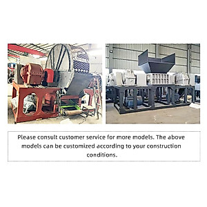 Plastic/Paper/Wood/tire Waste Recycling Double Shaft tire Shredder tyre Crusher
