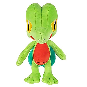 Pokémon 8" Treecko Plush - Officially Licensed - Quality Soft Stuffed Animal Toy Figure - Ruby & Sapphire Starter - Great Gift for Kids, Boys, Girls & Pokemon Fans