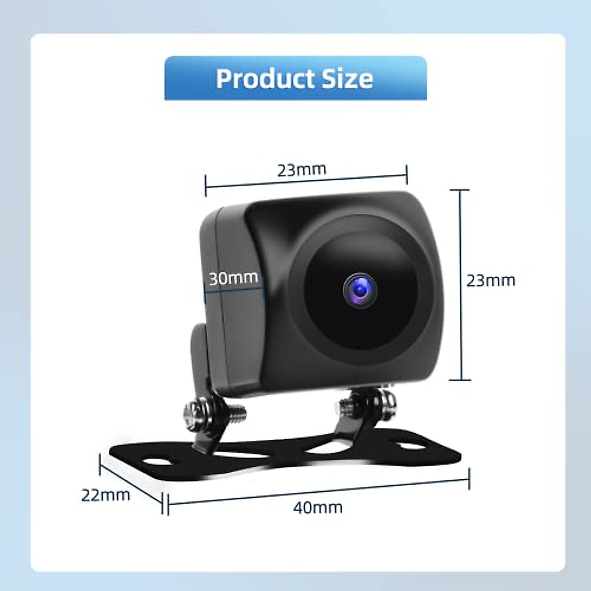 AHD Backup Camera for Car, Rearview Reversing Camera HD Night Version Waterproof, Upgraded 1080P Wide Angle Rear View Camera for Universal Car SUV RV
