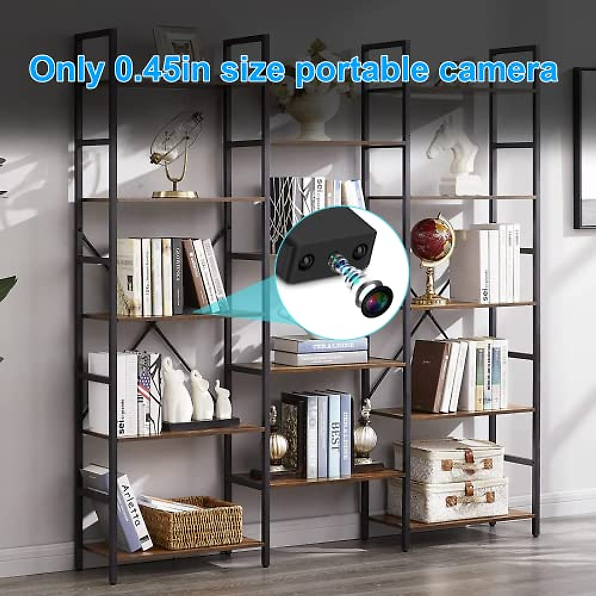 Newfun Mini WiFi Wireless Camera Hidden Camera - Security Cameras Small 1080p HD Nanny Cam with Night Vision, Motion Detection,Remote Viewing for Security with iOS,Android Phone APP