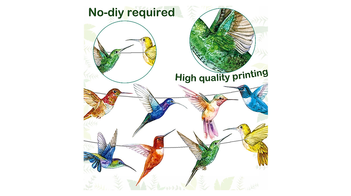 Hummingbird Party Banner | Fun Decorations for Events