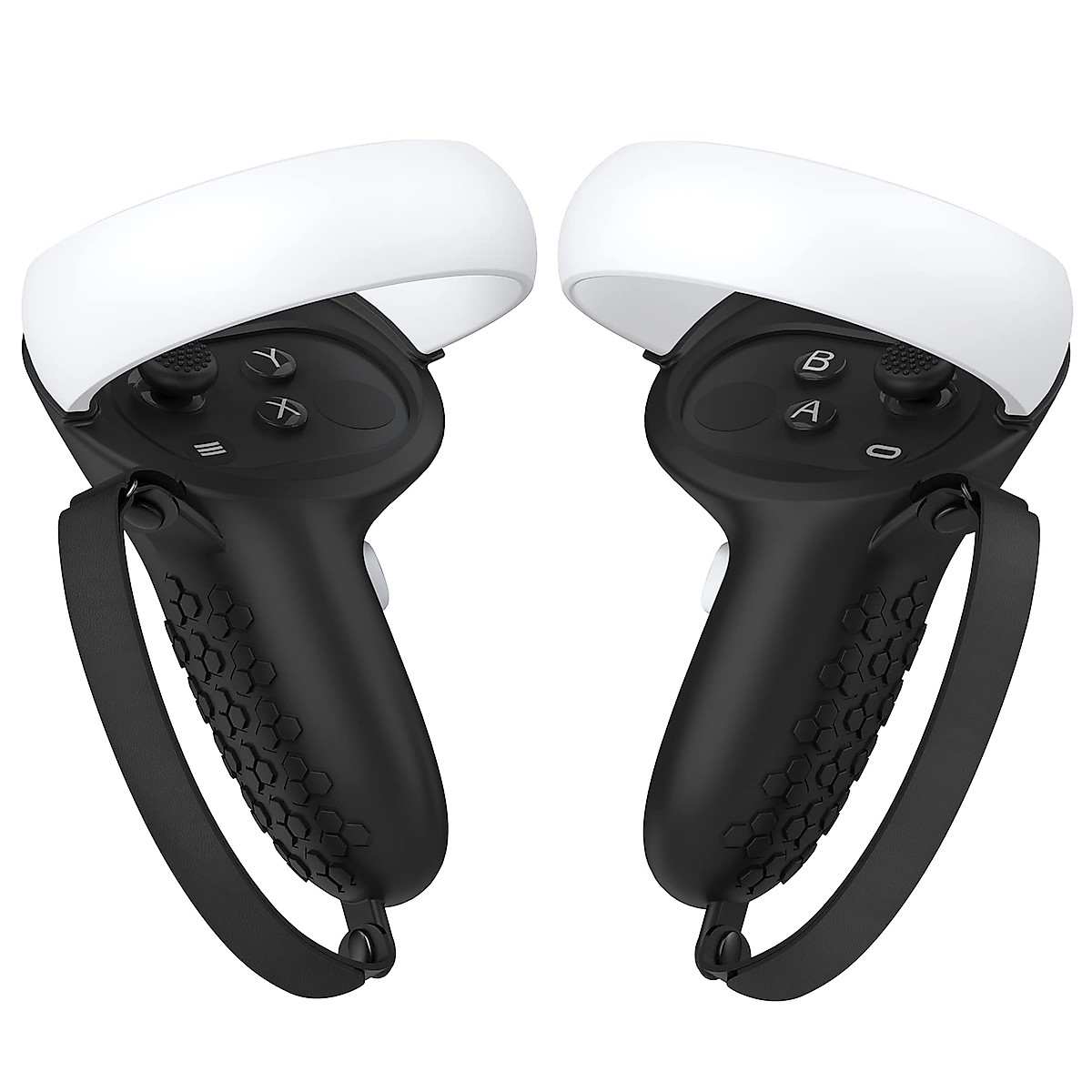 Controller Grips Compatible with Oculus Quest 2 Accessories, Silicone Grip Cover Protector, Soft Shell Skin by Gwyoneaon