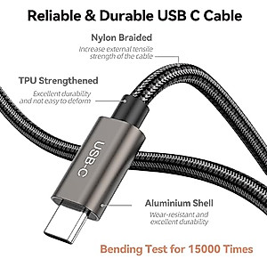 Link Cable 5M, Long USB C 3.0 Cable Compatible with Oculus/Meta Quest 1/2/3 Accessories and PC/Steam VR, High-Speed Data Transfer Charging Cord for VR Headset