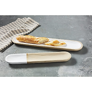Mud Pie Skinny Paulownia Boards, Natural, 3 1/2" x 17" | 4 1/2" x 20"