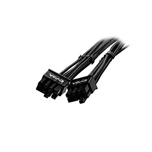EVGA PerFE 12 Cable, Individually Sleeved Cable, Built for NVIDIA GeForce RTX 30 Series Founders Edition, Included Cable Combs, Black