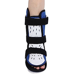 Ranvo Brace Orthosis Splint, Breathable Fracture Boot Detachable Design Comfortable Nonslip with Front Protection Plate for Foot Injuries(Right foot, M)