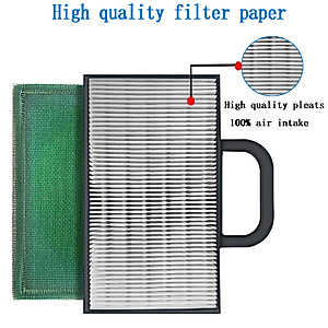 499486S 698754 Air Filter,Compatible with 499486 Lawn Mower Air Filter Cartridge, Fit BS 18-26 HP Intek V-Twins Engine Air cleaner