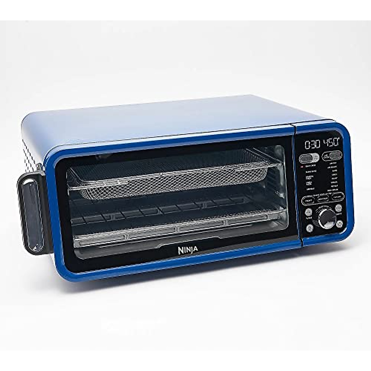 Ninja SP101 Foodi 8-in-1 Air Fry Large Toaster Oven Flip-Away for Storage Dehydrate Keep Warm 1800w XL Capacity (Renewed) NAVI BLUE