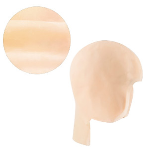 WXJ13 4 PCS Halloween Makeup Latex Bald Caps and 4 PCS Nylon Wig Caps for Halloween Party Adult Costume Accessory