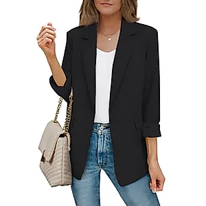 AUTOMET Womens Blazer Bussiness Casual Women Funeral Outfits Black Jacket Plus Size Lapel Work Clothes Sweater Blazer Dress Bussiness Causal Clothes Velvet Blazer