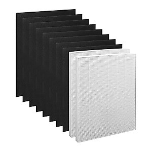 I clean Repleaement Winix C545 Filter, 2pcs HEPA Filters + 8 pcs Carbon Pre Filters Compatible with Winix C545,Replaces Winix S Filter 1712-0096-00