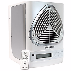 Triad Aer air purifier system - Combination of three innovative technologies, Photocatalytic Oxidation (PCO), Needlepoint Ionization, and Scalable Purification