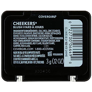 COVERGIRL - Cheekers Blush, Soft, blendable, lightweight formula, easy & natural look, 100% Cruelty-Free