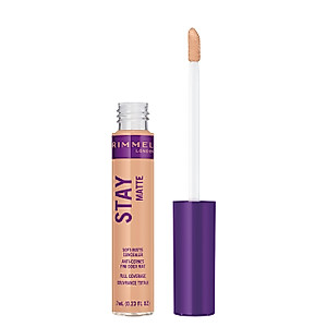 Rimmel London Stay Matte - 111 Fair - Concealer, 24-Hour Wear, Shine Control, Fights Free Radicals, 0.23oz