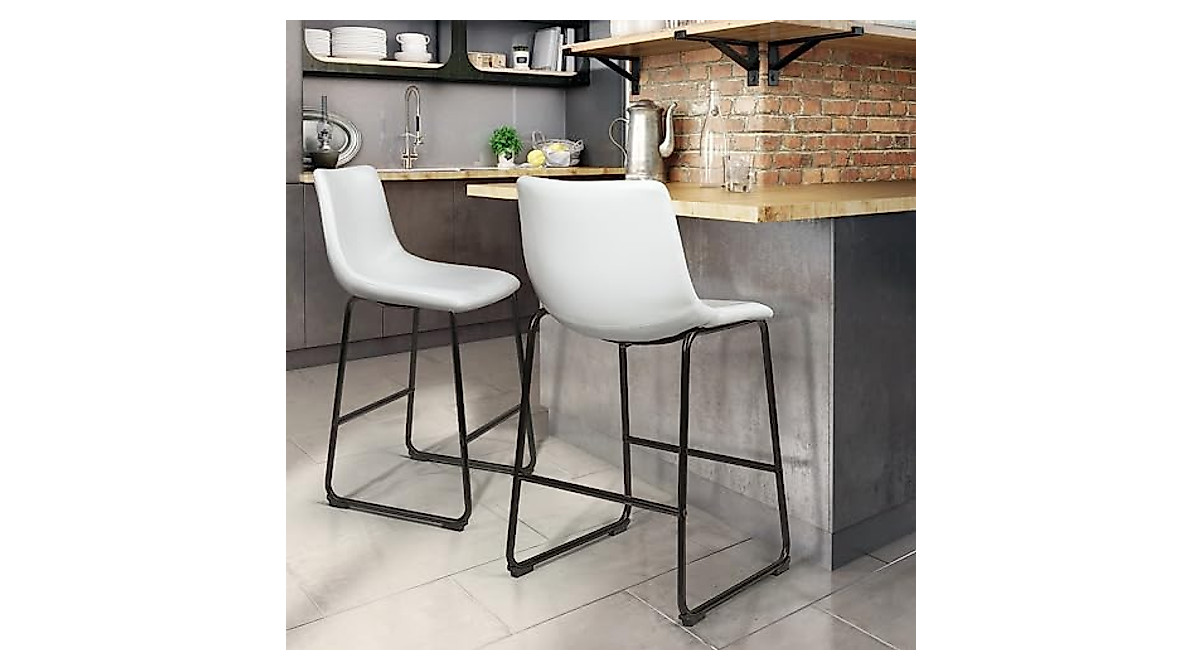 Stylish PUKAMI 26" Bar Stools Set of 2 for Your Kitchen