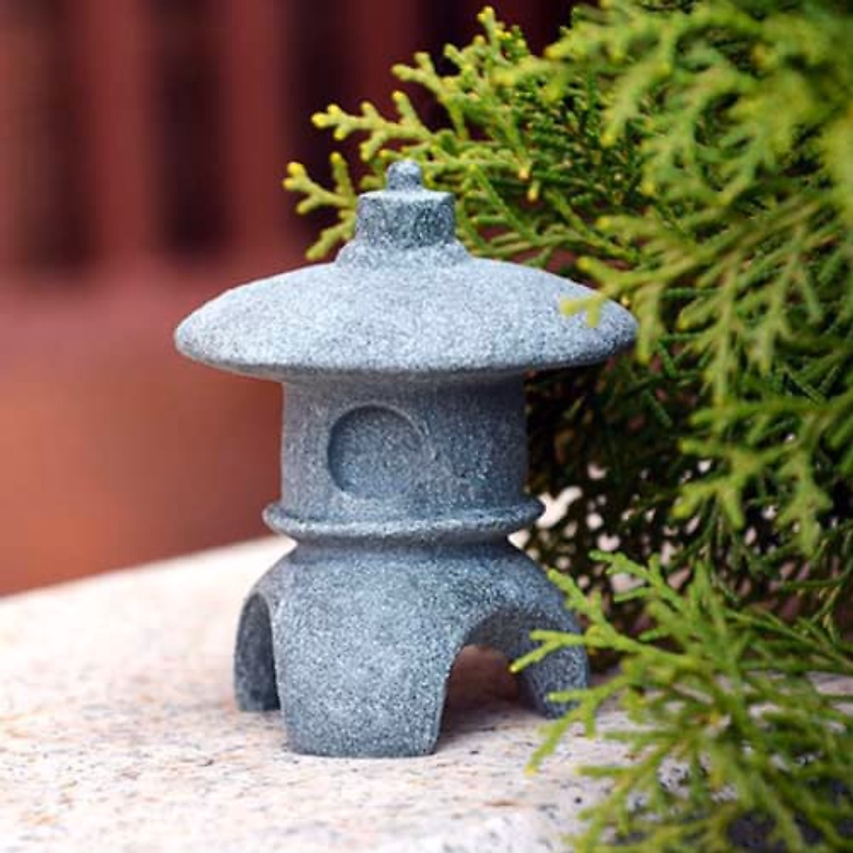 3 PCS Miniature Figurines Stone Pagoda Lantern Garden Statues Tiny Home Kit Meditation Accessories for Zen Garden Home Decor Yard Decorations Outdoor Statues Asian Garden Decor Japanese Gifts (2)