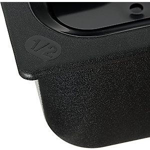 Carlisle FoodService Products CM110103 Coldmaster Insulated Food Pan, 1/2 Size, 6 quart, Black