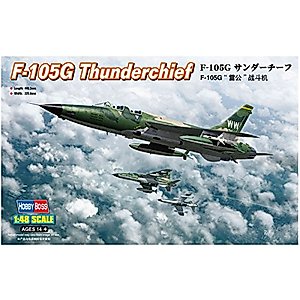Hobby Boss F-105G Thunderchief Airplane Model Building Kit
