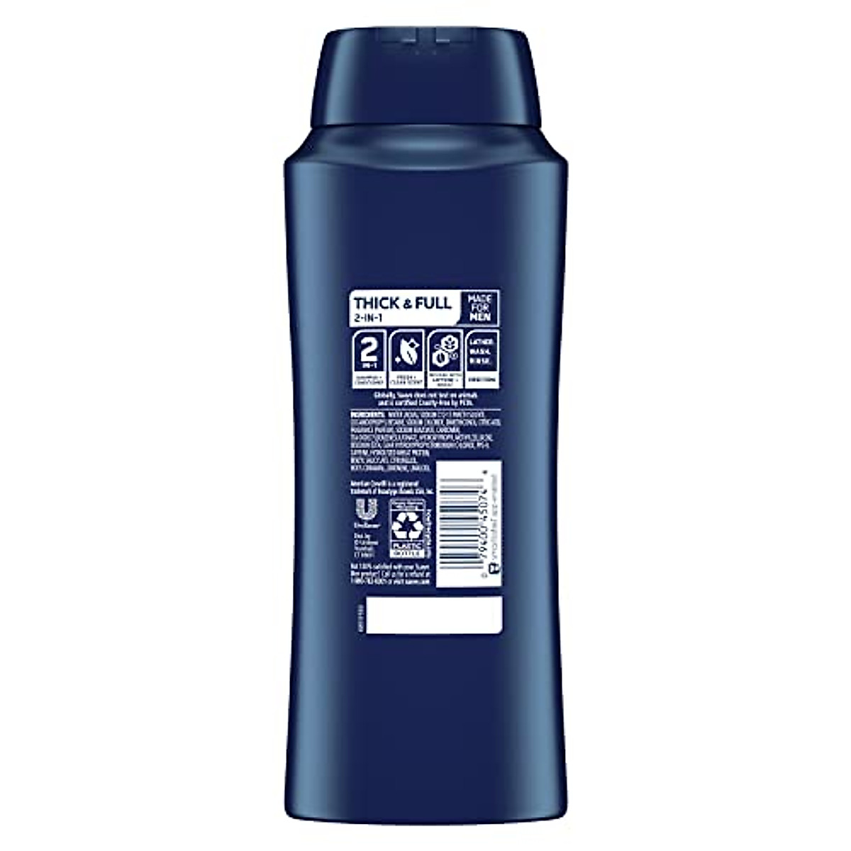 Suave Men 2 in 1 Shampoo and Conditioner Thick and Full 28 oz