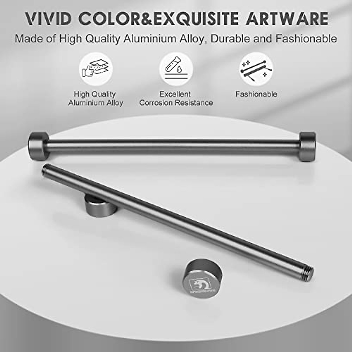 ZIYOU LANG Custom Coiled Cable Winder Rod Metal Bar Management with Multifunctional Use for DIY Crafts Decorate Your Keyboard Printer PS4 X-Box Switch USB Cable Tidy Your Desk(Gray)