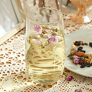 Cha Wu-[A] Pink Rose Buds(3oz),Loose Leaf Flower Petal Tea,Natural Fragrant Herbal Tea,Afternoon Tea