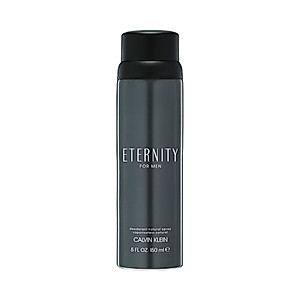 Calvin Klein Eternity Men's Deodorant Spray– With Notes of Mandarin, Sage, Cedarwood & Amber – 5.3 fl oz.