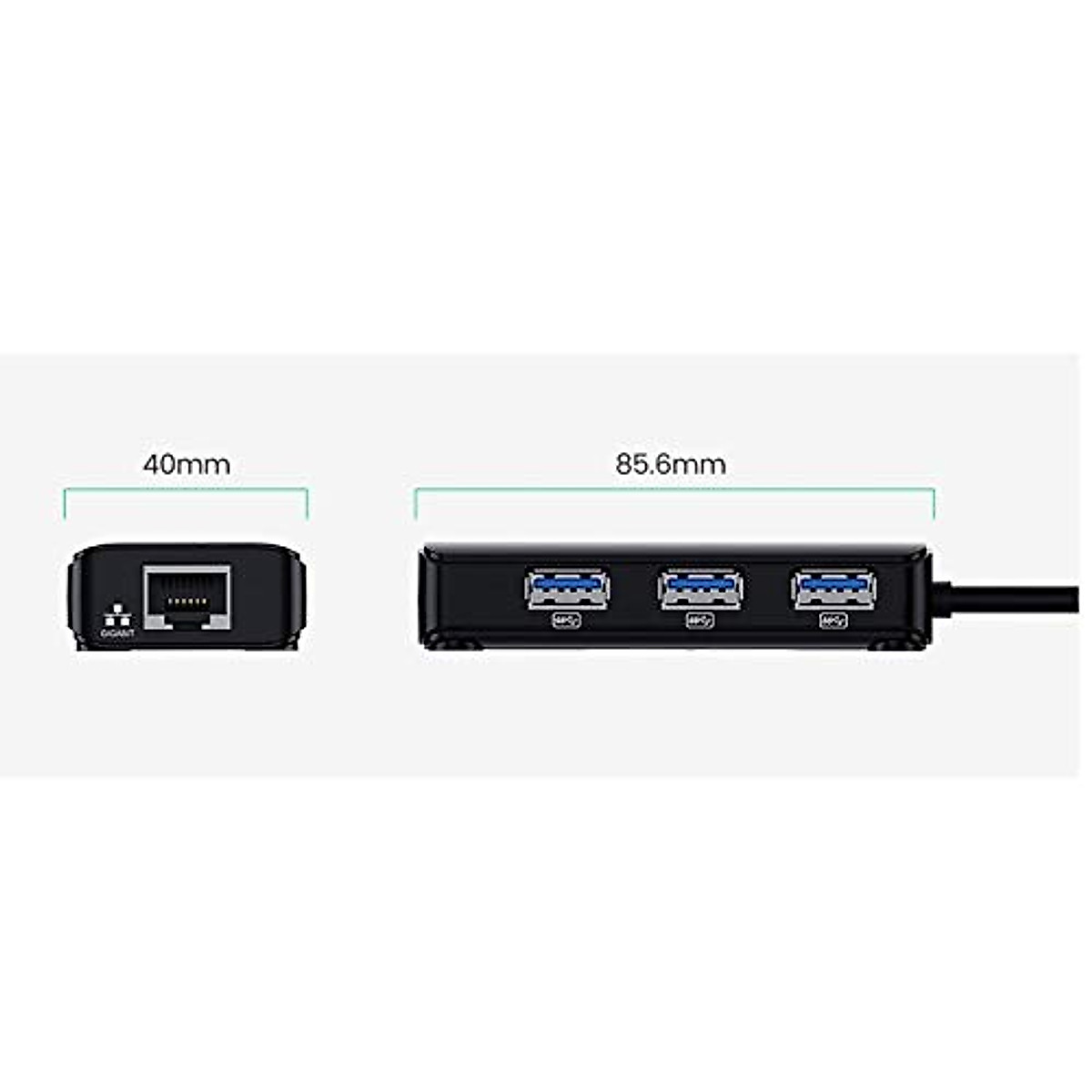 N/A USB Ethernet USB 3.0 2.0 to RJ45 USB HUB for Computer Set-Top Box Ethernet Adapter Network Card USB