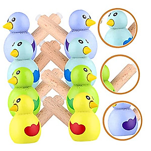 ibasenice 8pcs Whistle Bath Toys for Kids Birds Toys Trains for Kids Chtistmas Stocking Stuffer Cartoon Whistle Toy Novelty Whistle Toy Colored Whistle Toys Children Party Props Bird Whistle