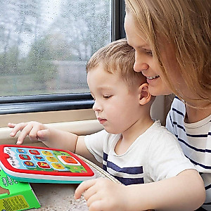 Baby Tablet Toys for 1 Year Old Boy, 1 Year Old Girl Toys Light up Infant Toddler My First Learning Tablet Toy 12 Month Toys 6-12 12-18 18-24 Months, Gifts for 1 2 3 Year Old Kids Boys Girls