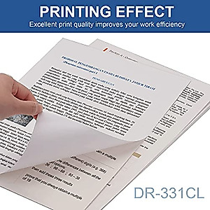 JUL 1-Pack Black DR-331CL DR331CL Drum Unit Compatible Replacement for Brother HL-L9200CDW/CDWT L8250CDN L8350CDW/CDWT MFC-L8600CDW L8850CDW L9550CDW Printer