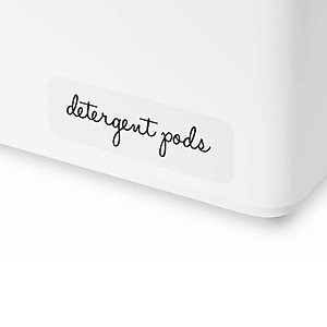 madesmart Small Stacking Lid Bin - White | STACK COLLECTION | Attached Clear Lid for Visibility | Multi-use Organizer | Non-slip Rubber Feet | - 79030