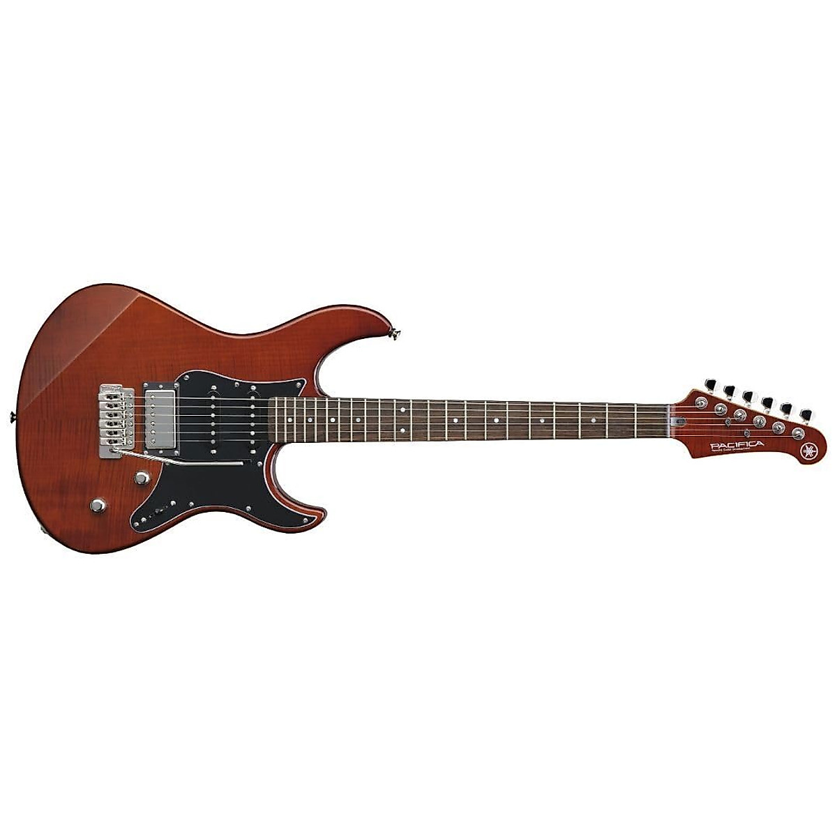 Yamaha 6 String Solid-Body Electric Guitar, Right, Root Beer (PAC612VIIFM RB)