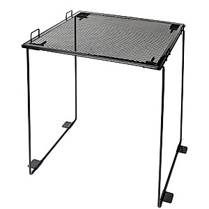 Piffny Versatile Metal Mesh Organizer Shelf, Stackable, for Standard Size School Lockers, Also for Gym and Work Lockers, or Even Kitchen Cabinets & Under Sink Organization