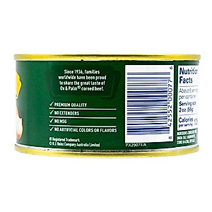 Ox & Palm Corned Beef, Onion Flavored, 11.5 Oz (Pack of 1)