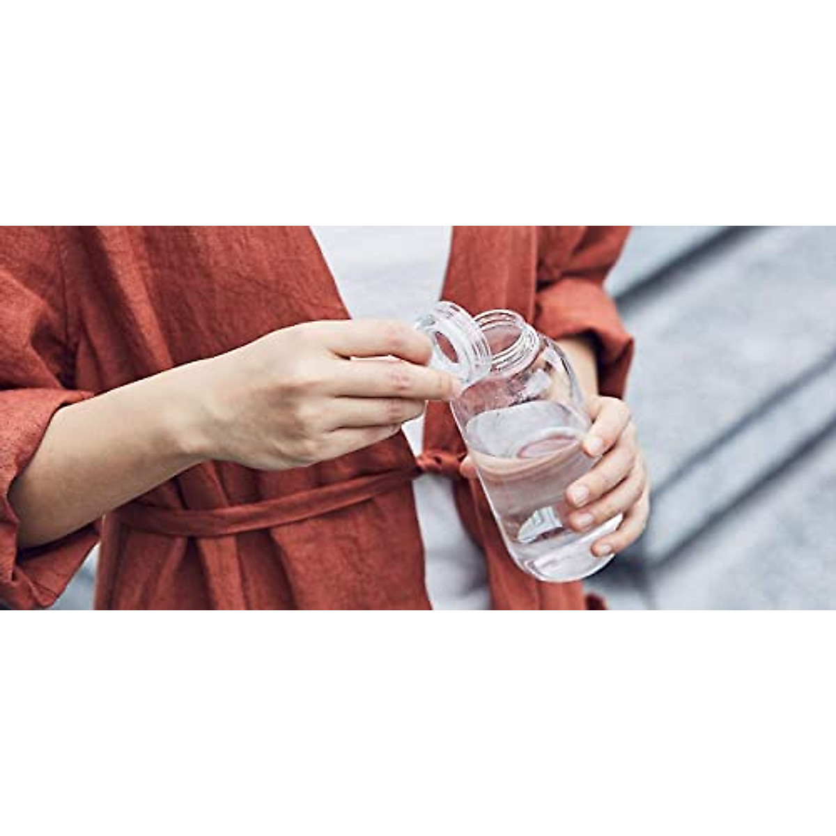 KINTO 20391 Water Bottle, Clear, 16.9 fl oz (500 ml)