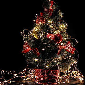 Smartdio 200 LED Solar Powered String Lights, 8 Modes 72ft Copper Wire Starry Lights, Outdoor Waterproof IP65 Fairy Christams Decorative Lights for Gardens,Homes,Wedding,Party