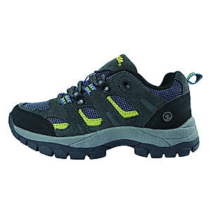 Northside Monroe Low Junior Hiking Boot , Blue/Lime, 6 M US Big Kid