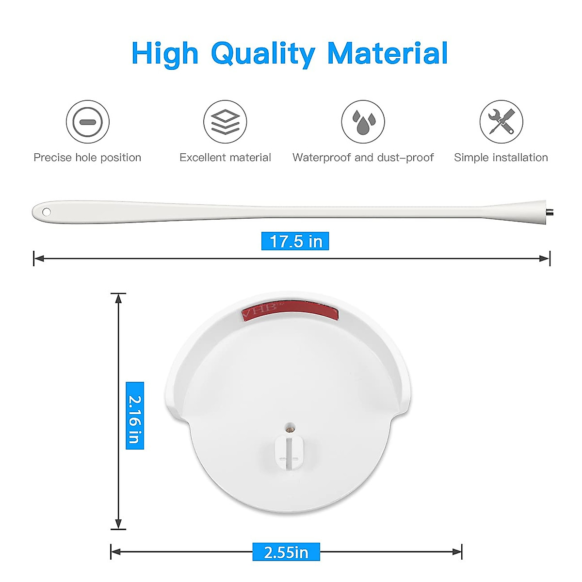 Baby Monitor Mount Anbage Baby Camera Holder Compatible with Eufy Spaceview Baby Monitor, S Baby Monitor, Pro Baby Monitor Attached for Crib, Shelves, Guardrail or Other Places