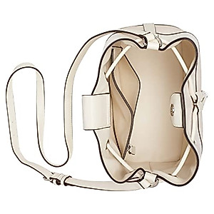 Calvin Klein Gabrianna Novelty Bucket Shoulder Bag, Cherub White Mixed