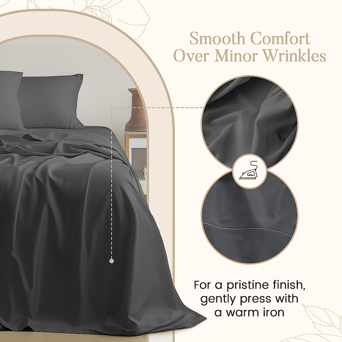 CHATEAU HOME COLLECTION Egyptian Cotton Sheets, 800 Thread Count, Sheets and Pillowcase Set, Sateen Weave Twin Sheets, Dorm Room Essentials for College Students Girls, Cotton Sheets - White