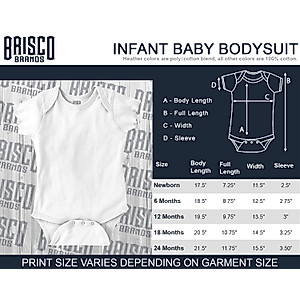 Brisco Brands My Daddy Is An Angel Cute Little One Baby Bodysuit Jumper Girls
