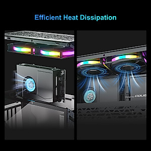 GEEKOM Mini Fun11, 11th Gen Intel Core i9-11900KB Processor, 32GB DDR4, 1TB PCIe4.0 SSD, Windows 11 Pro, Triple Displays, Changeable Graphics Cards