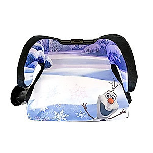 KidsEmbrace High Back Booster Car Seat, Disney Frozen Elsa and Anna Purple, White, Blue